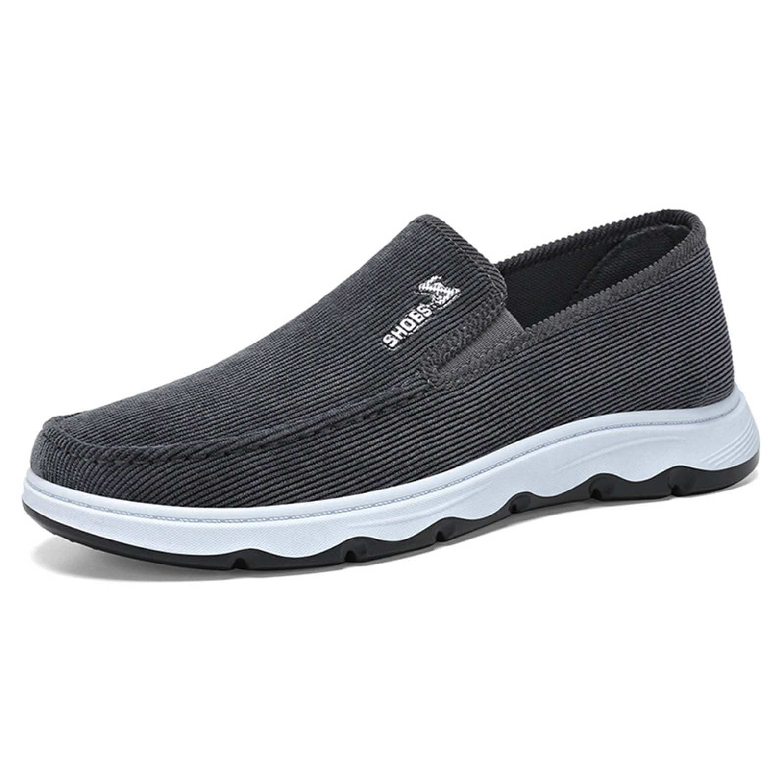 Handshe Casual Fashion Slip-On Canvas Shoes for Men – Breathable Soft ...