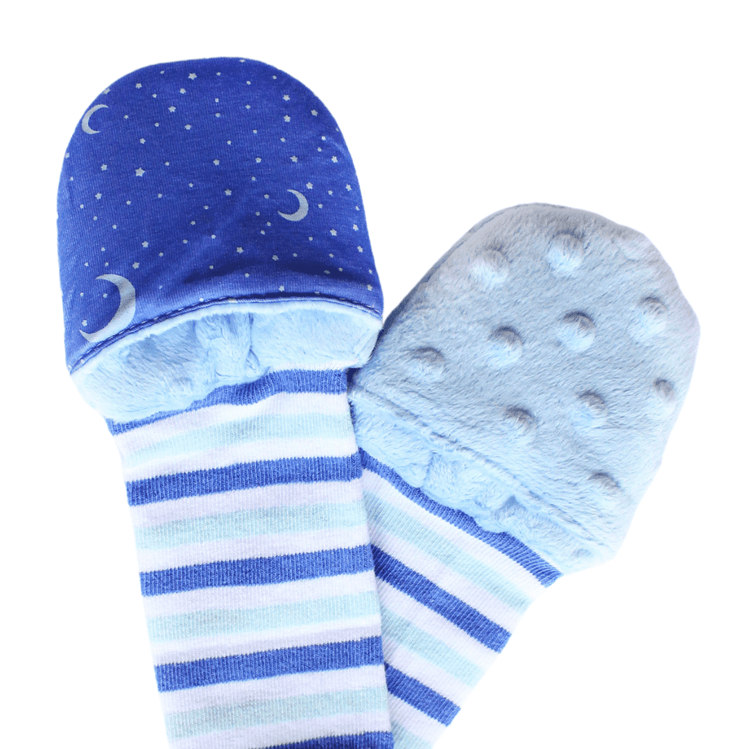 Handsocks Plushy Stay On Strap-Free No-Scratch & Warmth Mittens (Small ...
