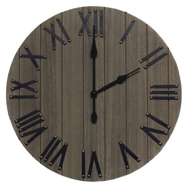 Elegant Designs Small Rustic Clock - Walmart.com