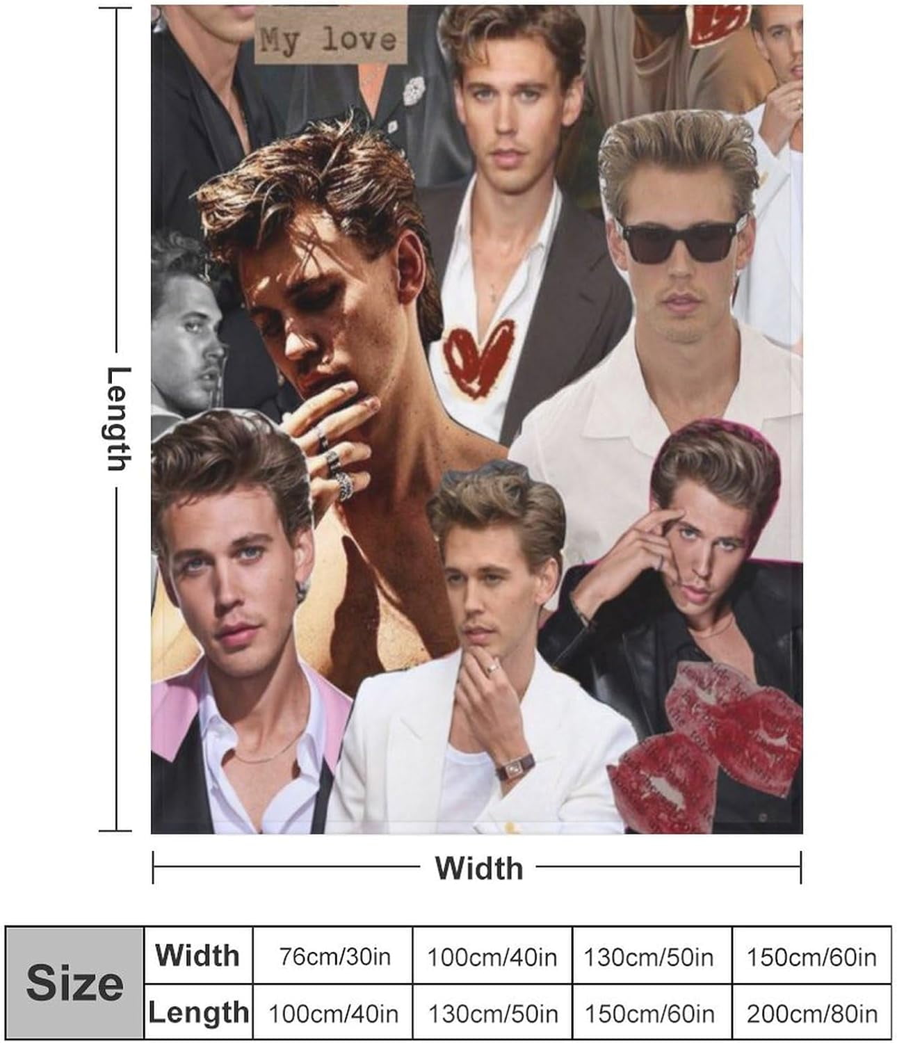 Handsome #6 Austin Butler Blanket Throw Blankets Ultra Soft Flannel ...