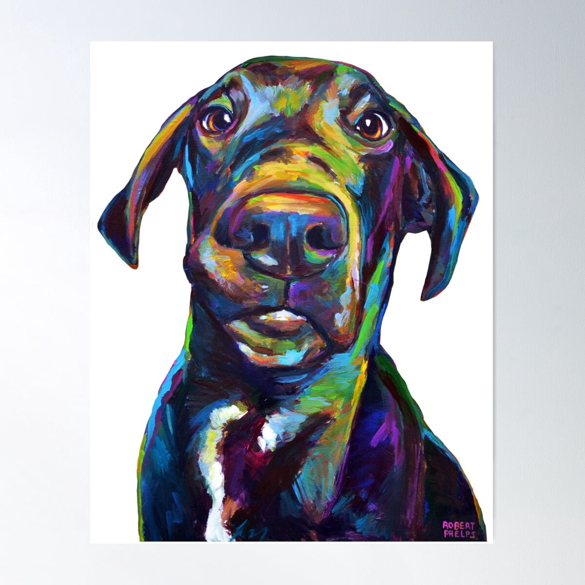 Handsome Hank The Great Dane Poster, 12x18 UNFRAMED - Walmart.com