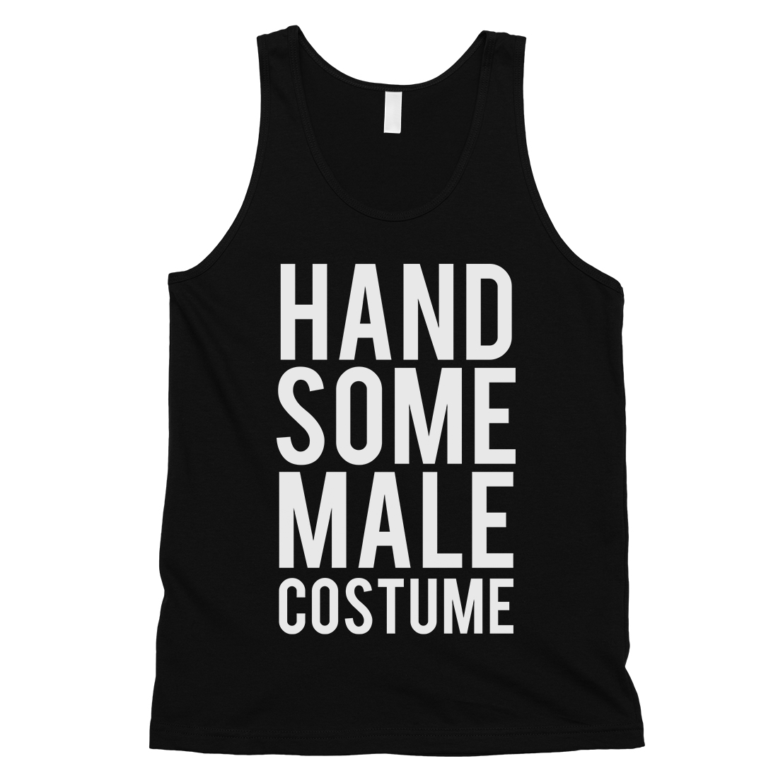 Handsome Male Costume Mens Black Tank Top - Walmart.com