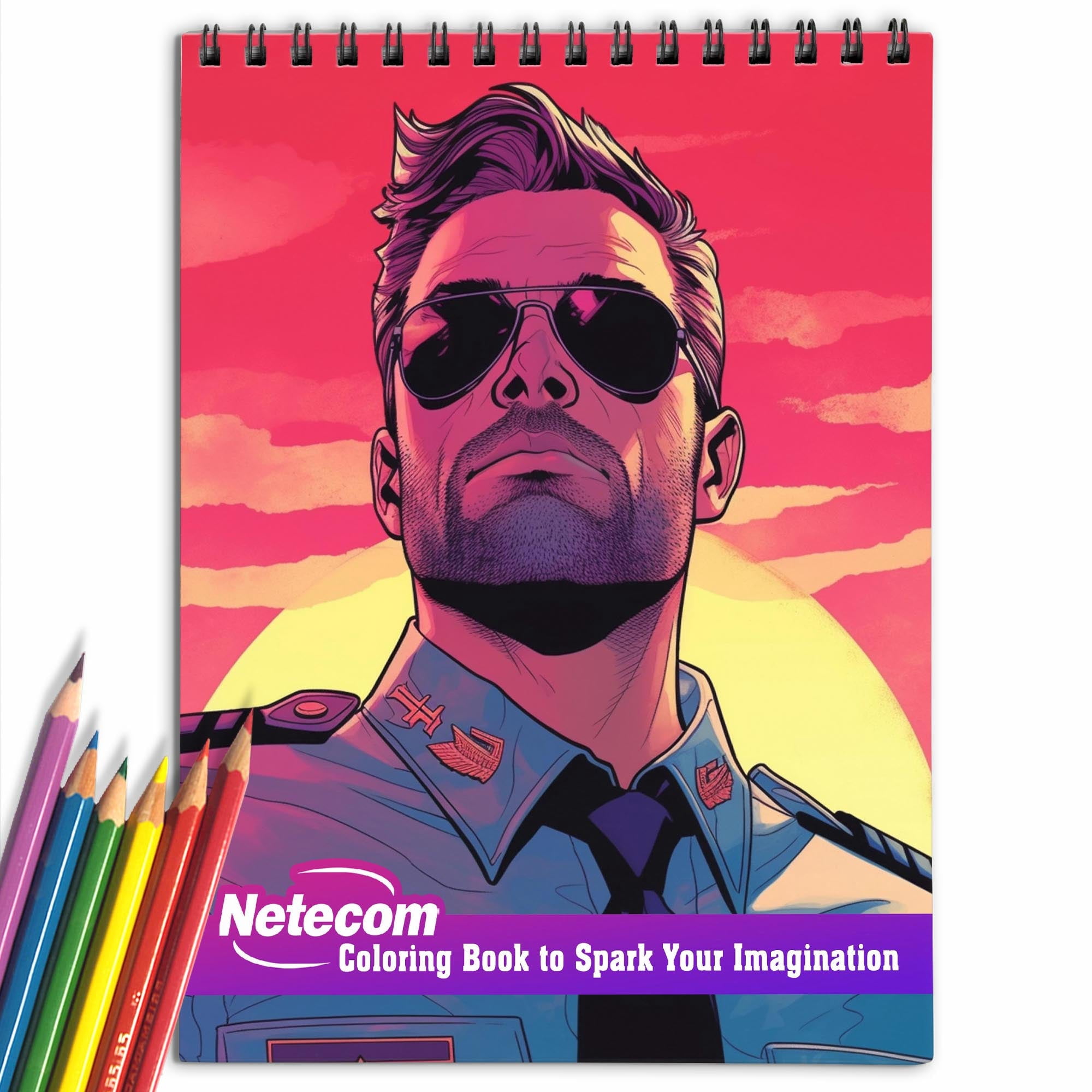 Handsome Men In 30s Spiral Bound Coloring Book, Discover 30 Serene ...