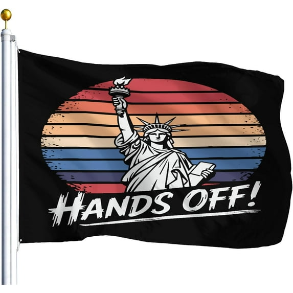 Handss Off Statue Of Protests Flags For Wall Hanging - Walmart.com