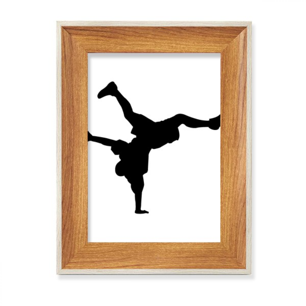 Handstand Breaking Dancer Sports Desktop Wooden Photo Frame Display ...