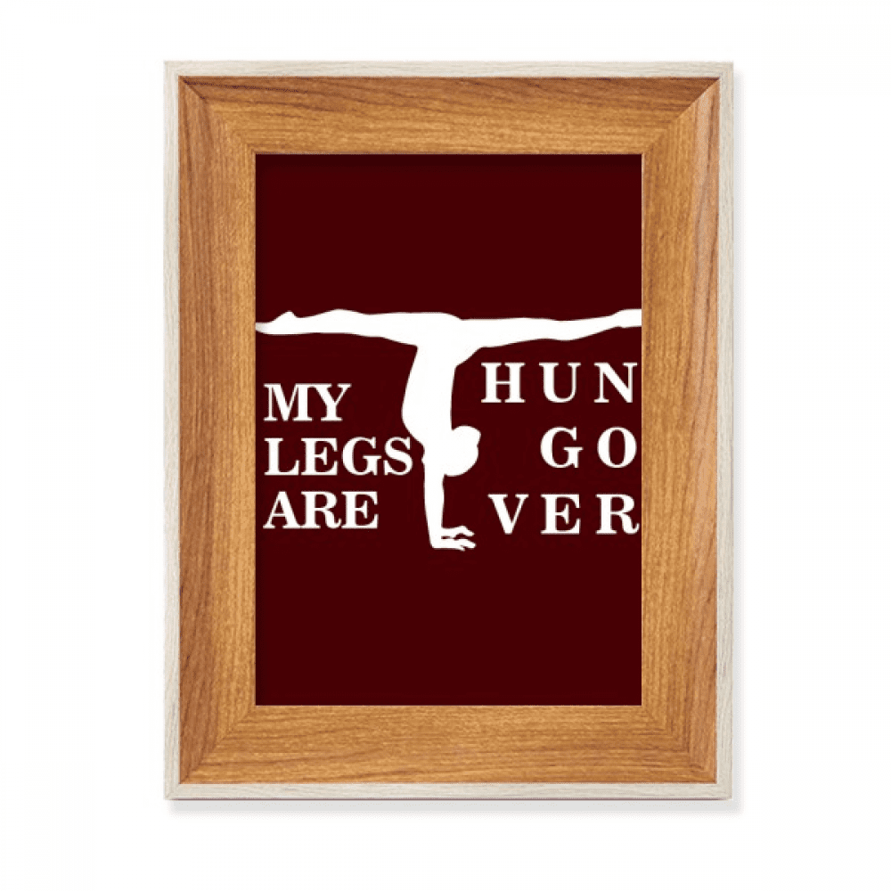 Handstand Drunk Night Desktop Wooden Photo Frame Display Picture Art ...
