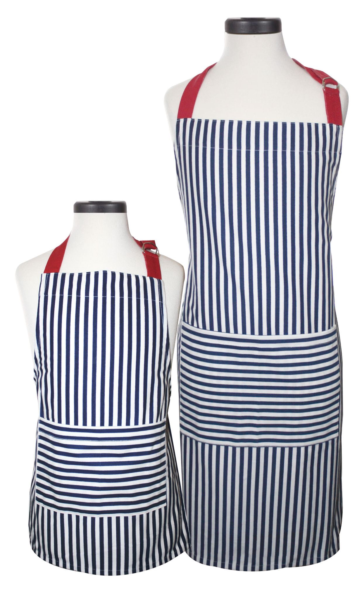 Handstand Kitchen Adult and Child 100% Cotton Apron Set - Bold Navy ...