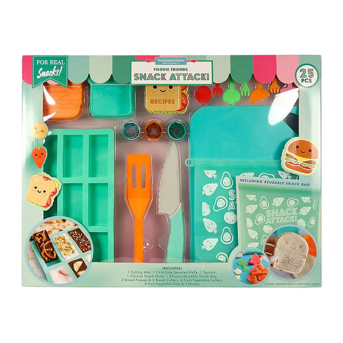 Handstand Kitchen Snack Attack! Kids Food Prep Set, Foodie Friends ...