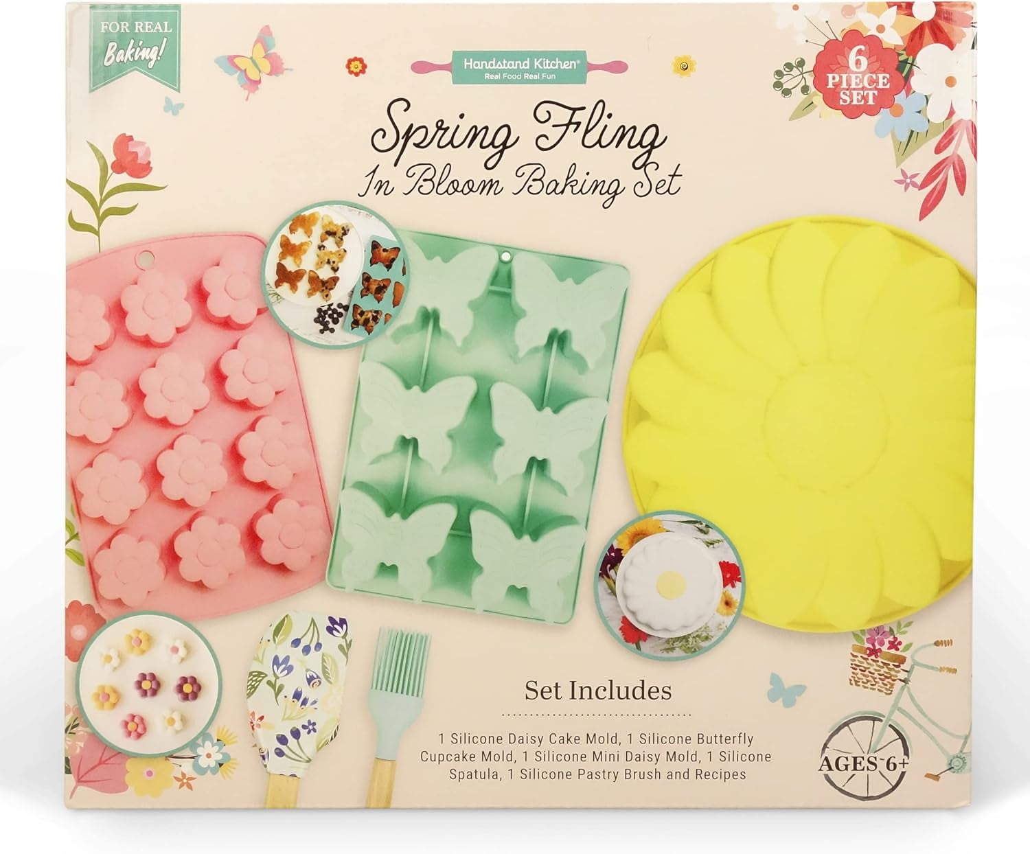 Handstand Kitchen Spring Fling In Bloom Baking Set - Walmart.com