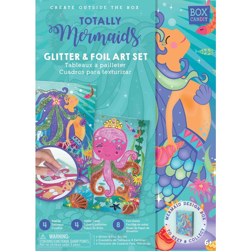 Handstand Kitchen Totally Mermaids Glitter & Foil Art Kit - Walmart.com