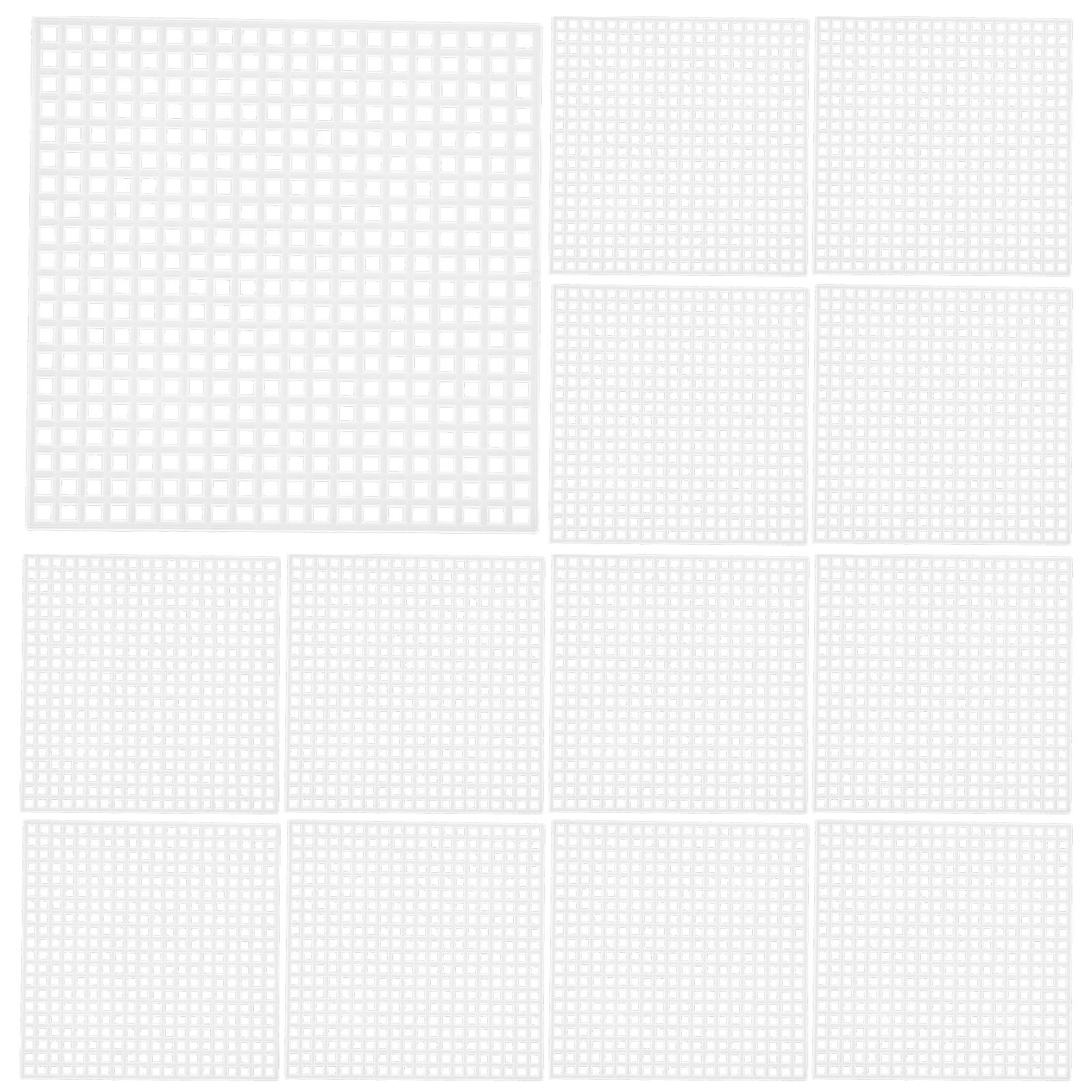 Handwoven Baseboard Mesh Pad for Cross and Embroidery, Plastic Canvas ...