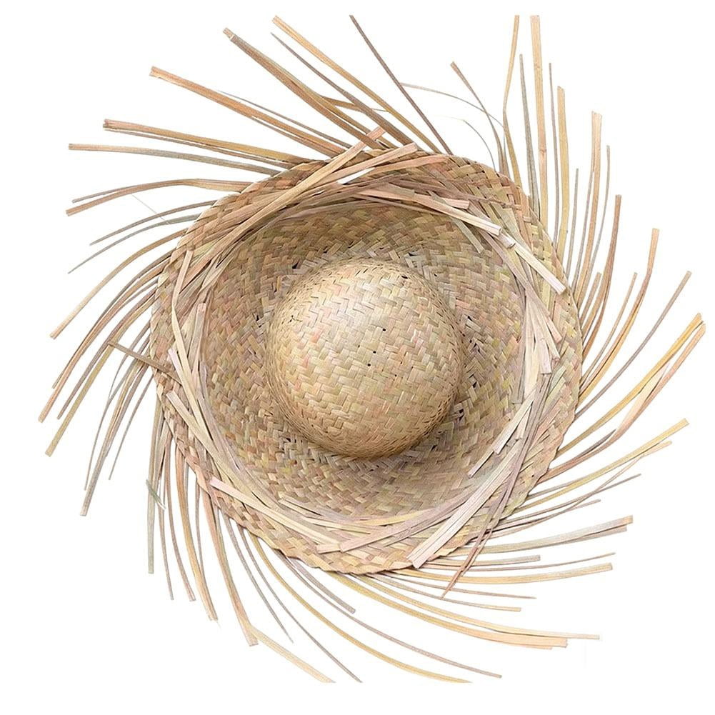Handwoven Beach Sun Hat, 55-60cm Wide Brim Straw Cap for Summer ...