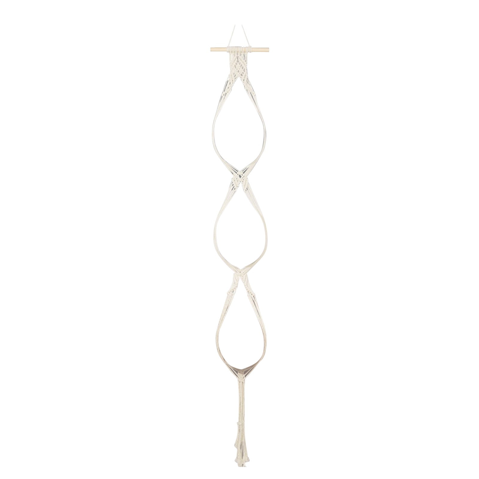 Handwoven Boho Wall Hanging Hat Rack - Natural Fiber Decorative Storage ...