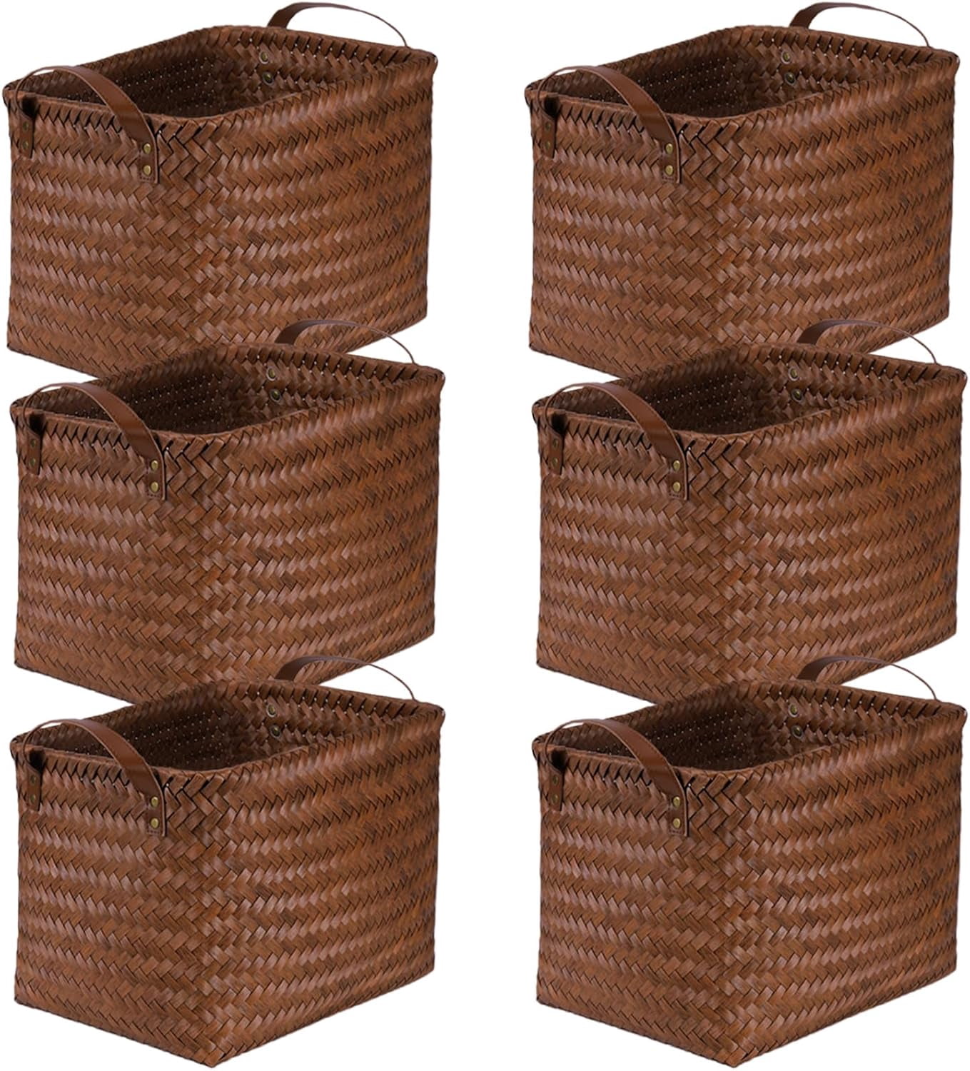 Handwoven Clos Basket Laundry Hampers Large Wicker Storage Baskets for ...