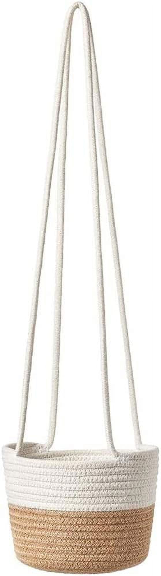 Handwoven Hanging Plant Baskets Indoor Outdoor,Macrame Hanging Plant ...