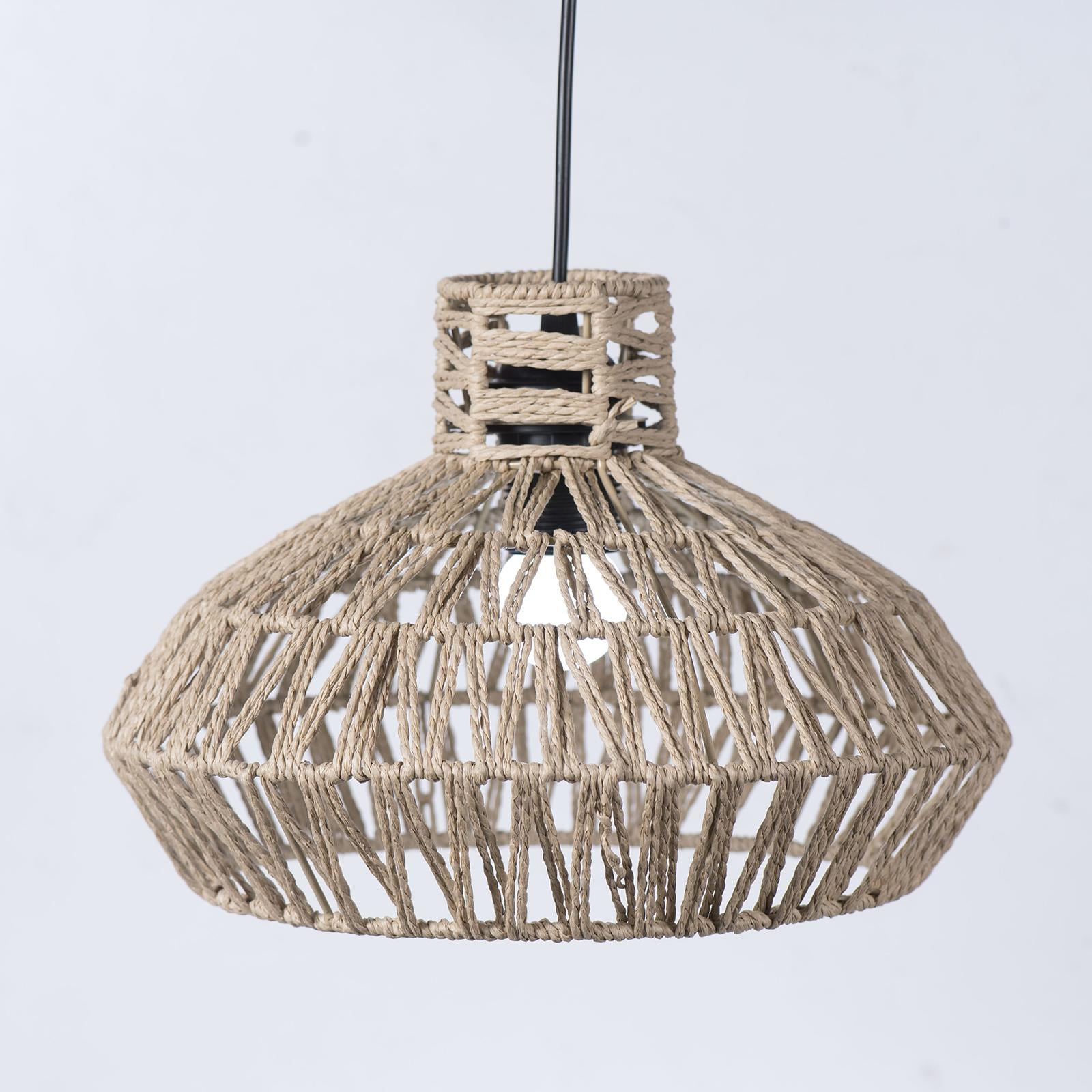 Handwoven Rope Lampshade Pendant Lamp Shade Decors Floors Lamp Pendant ...