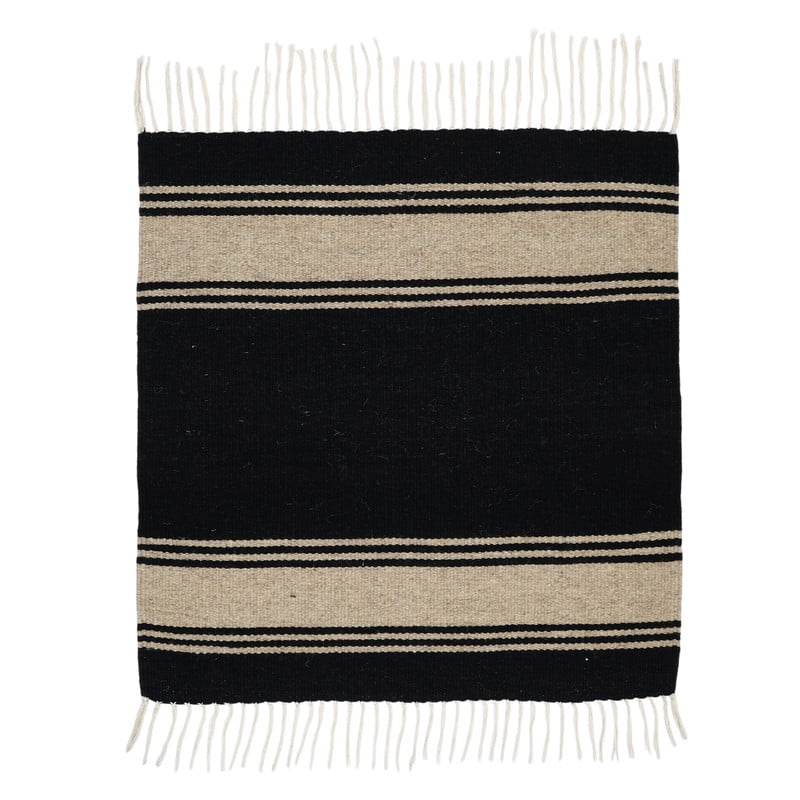 Handwoven Square Jawaja Durrie - Nostalgic Artisan Floor Mat - Walmart.com