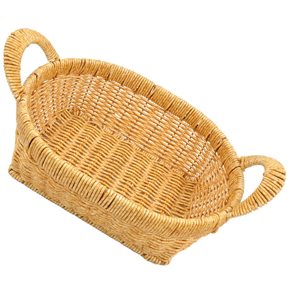 Handwoven Storage Basket for Household Bread Snack Baskets Wicker ...