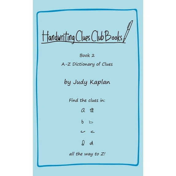 Handwriting Clues Club Books: Handwriting Clues Club - Book 2: A-Z ...