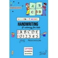 Handwriting and Coloring Book for Preschoolers: Learn at home writing ...