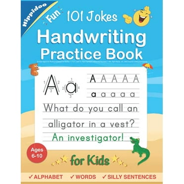 The Print Handwriting Workbook for Kids : Laugh, Learn, and Practice ...