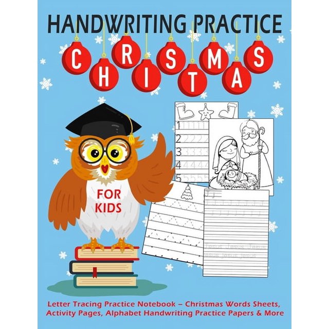Handwriting Practice Books for Kids: Letter Tracing Practice Notebook ...