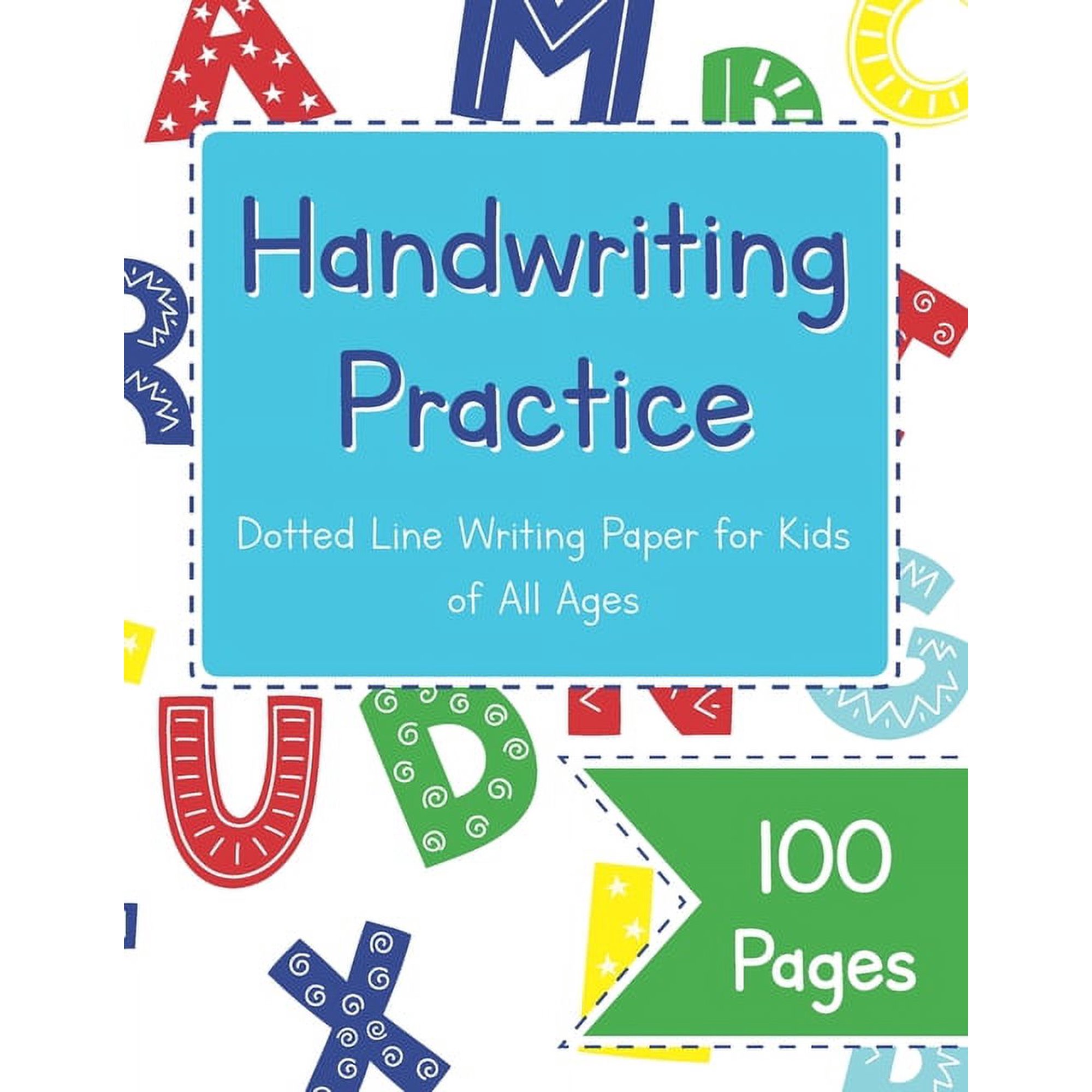 Dotted Line Paper For Kindergarten