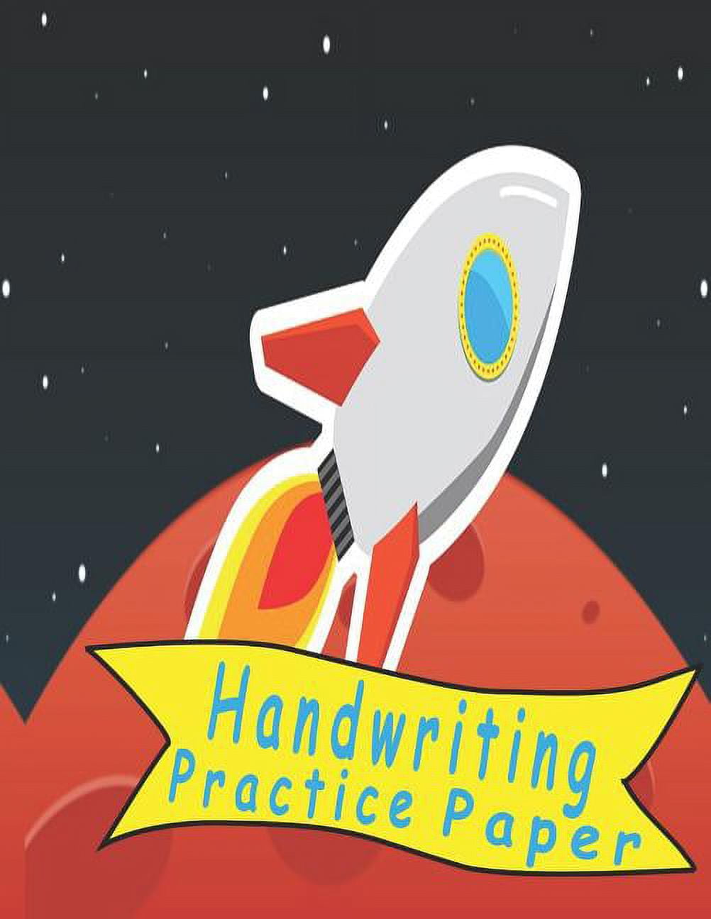 Handwriting Practice Paper: Space Notebook with Dotted Lined Paper for ...