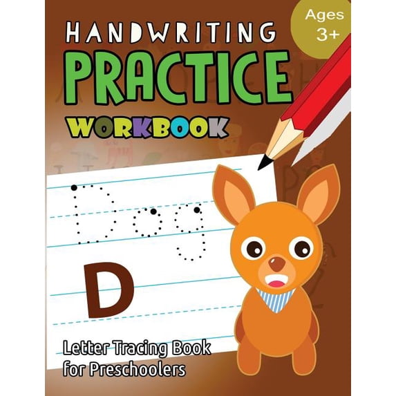 Handwriting Practice Workbook Age 3+: tracing letters and numbers for ...