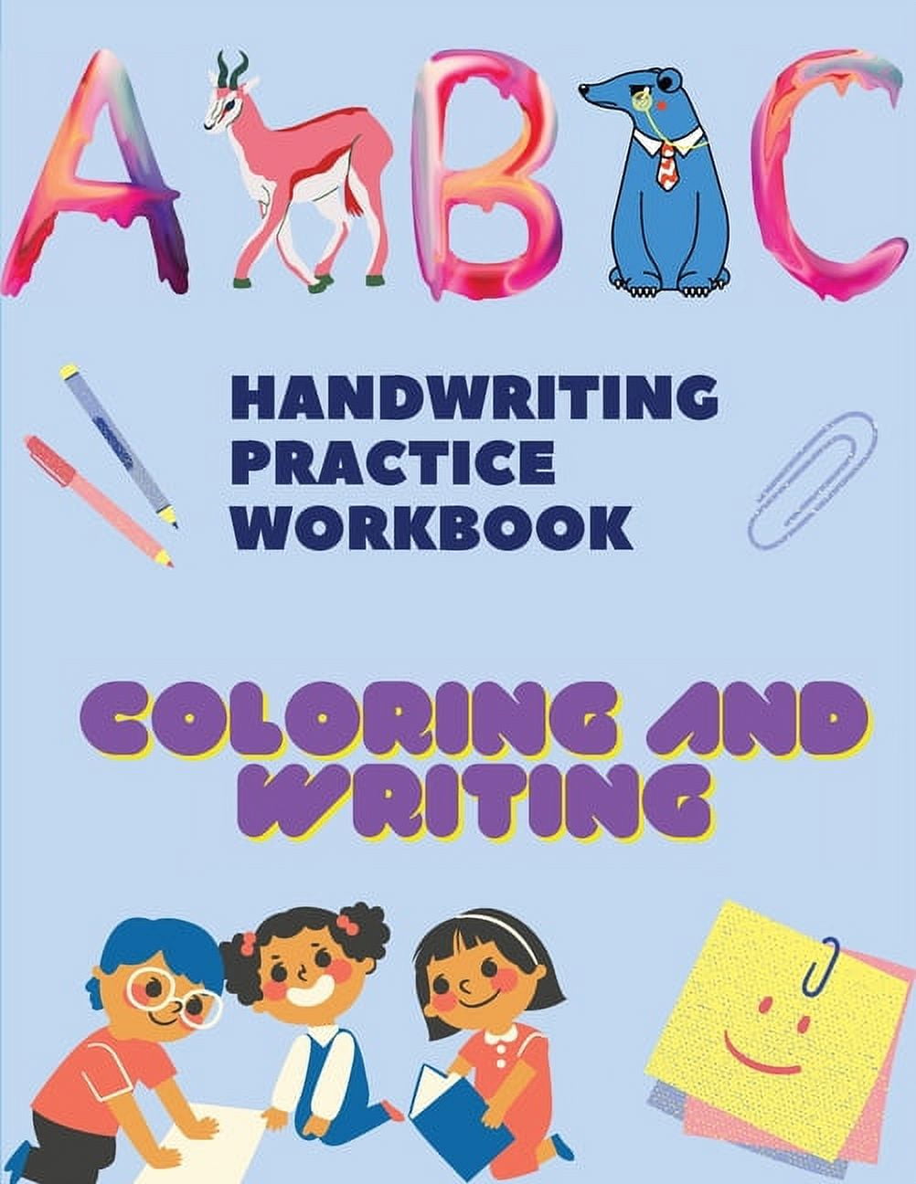 Handwriting Practice Workbook, Coloring and tracing Books: Trace ...