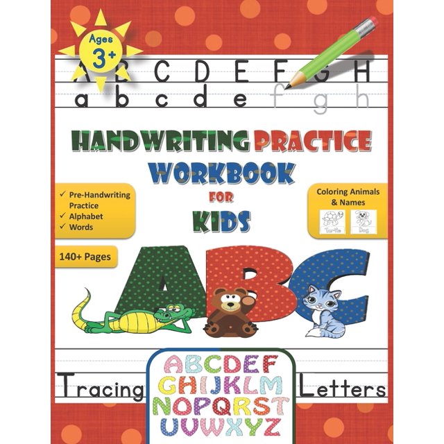 Handwriting Practice Workbook for Kids: Pre-schoolers Handwriting ...