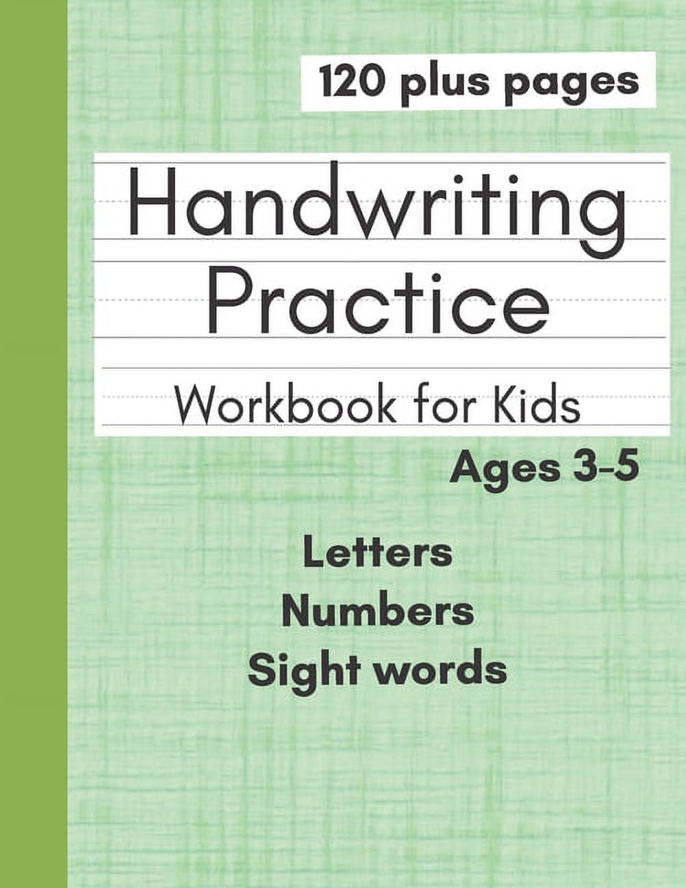 Handwriting Practice Workbook for Kids: Preschool Writing Workbook With ...