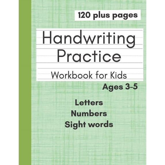 Handwriting Practice Workbook for Kids: Preschool Writing Workbook With ...