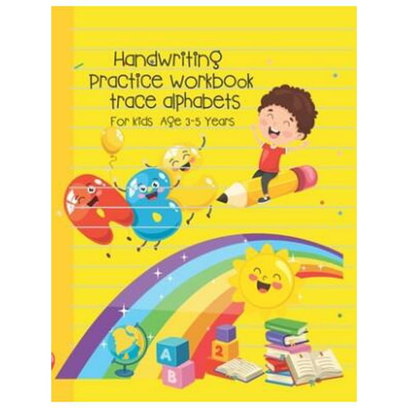 Handwriting Practice workbook trace alphabets: ABC Alphabet Handwriting ...
