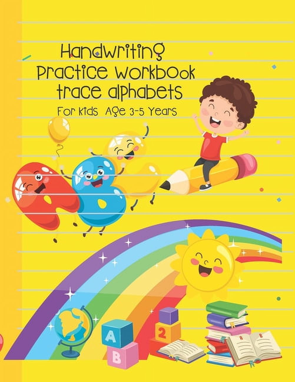 Handwriting Practice workbook trace alphabets : ABC Alphabet ...