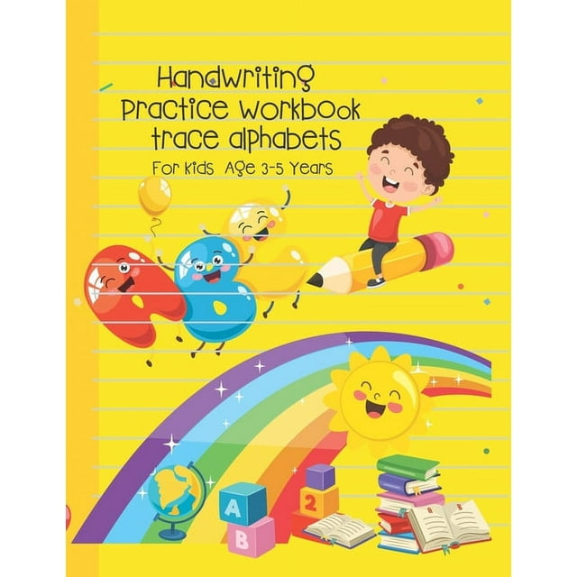 Handwriting Practice workbook trace alphabets : ABC Alphabet ...