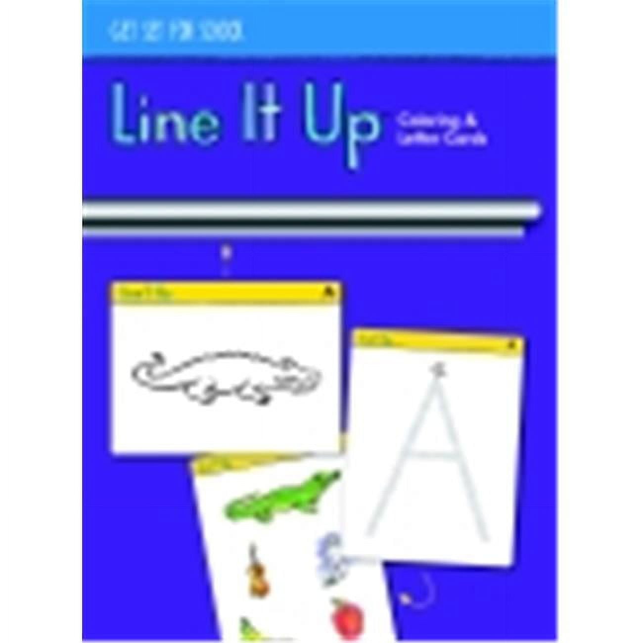 Handwriting Without Tears Line It Up Coloring And Letter Card, Grade ...