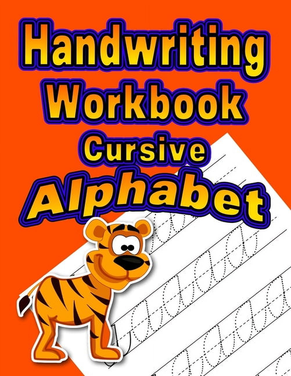 Handwriting Workbook: Cursive - Alphabet - Walmart.com