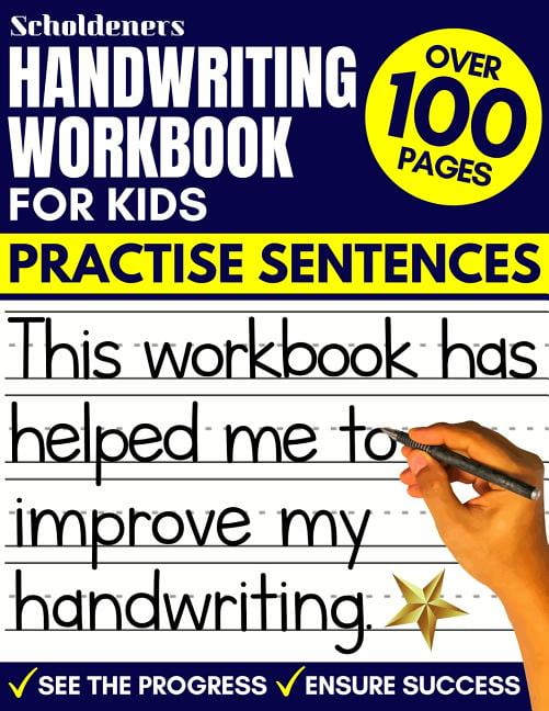 Handwriting Workbook for Kids : Practise Sentences (Paperback ...
