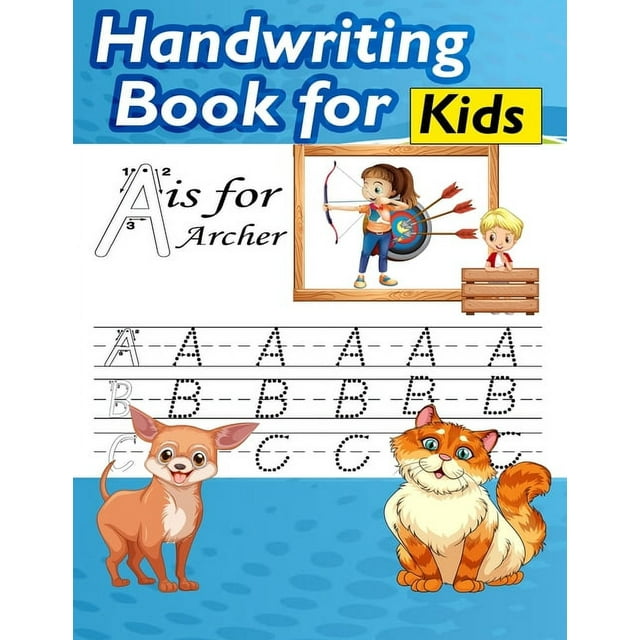 Handwriting book for kids: Cursive Handwriting Practice book for kids ...