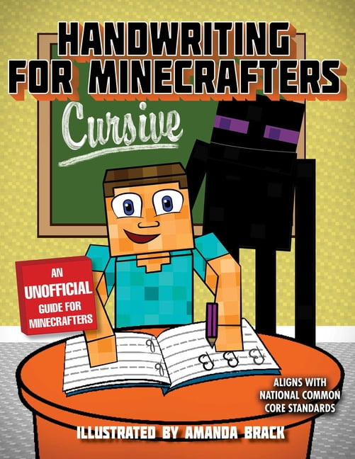 Handwriting for Minecrafters: Cursive, (Paperback) - Walmart.com