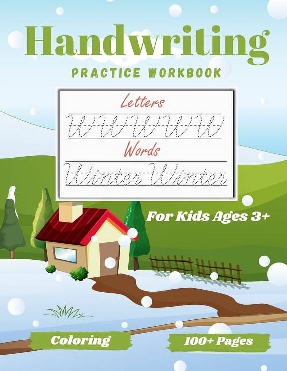 Handwriting practice workbook for kids 3+: Handwriting practice ...