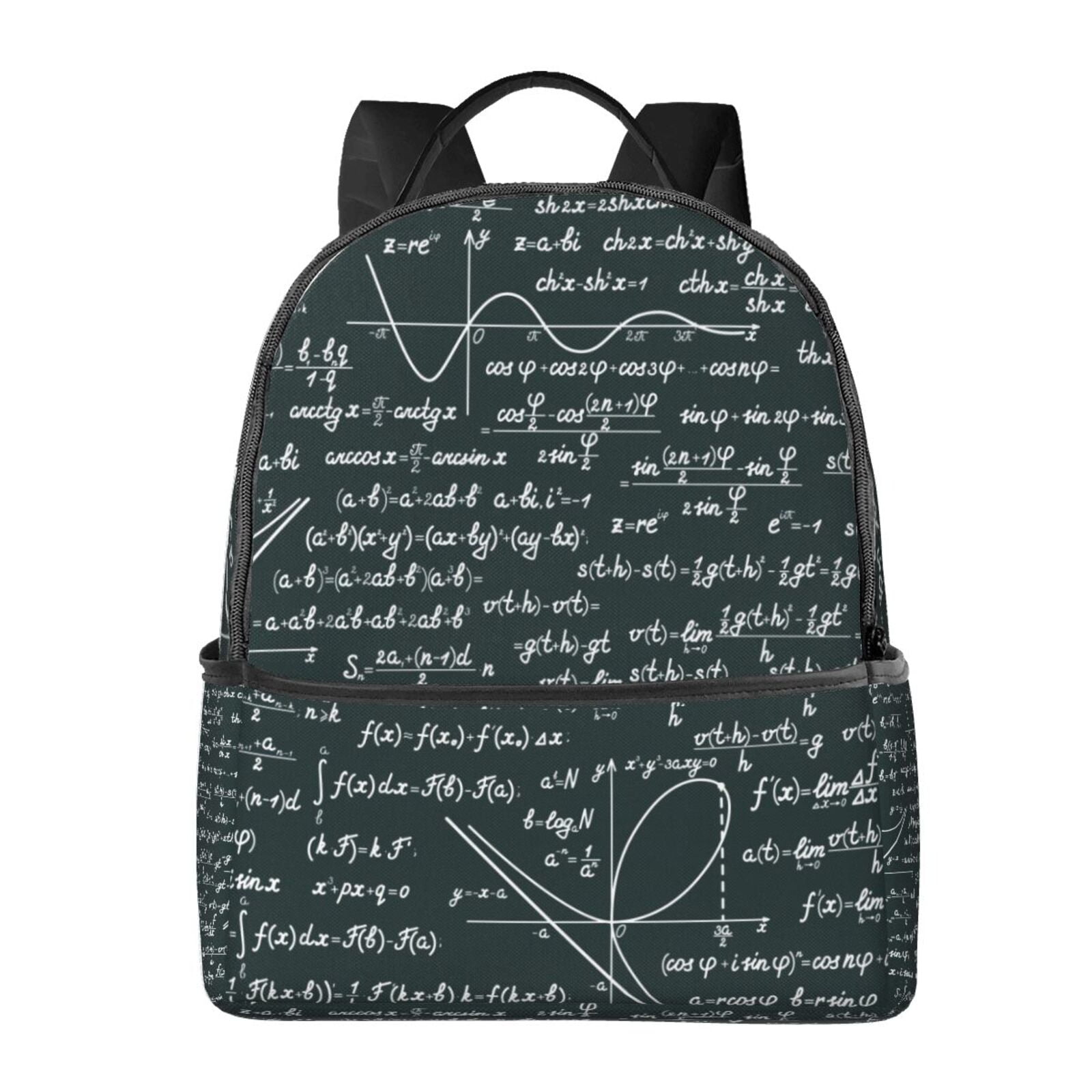 Handwritten Math Formulas Pattern Backpack for Men Women Laptop ...