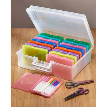 Rubbermaid Wrap n Craft Plastic Storage Container with Snap Tight Lid ...