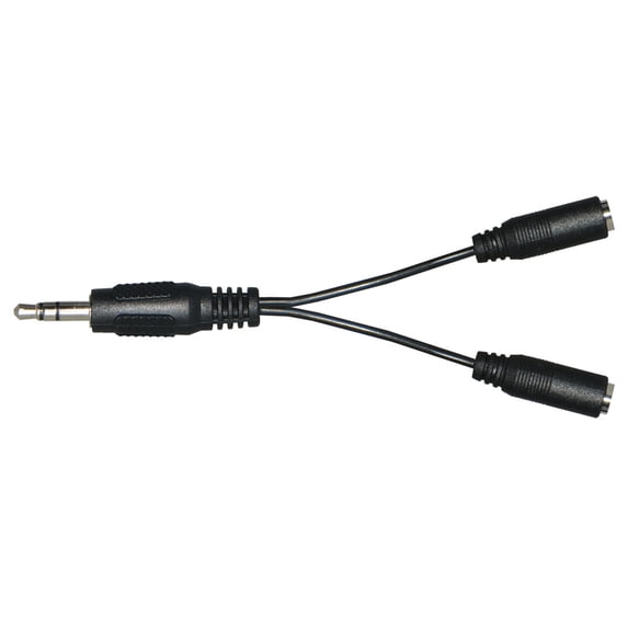 Handy 3.5mm Audio Splitter Cable- Pack of 2 - Walmart.com