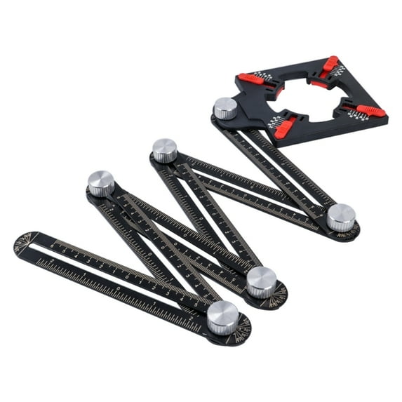Handy Alloy Steel Ruler Efficient & Durable Designs Template Tool ...