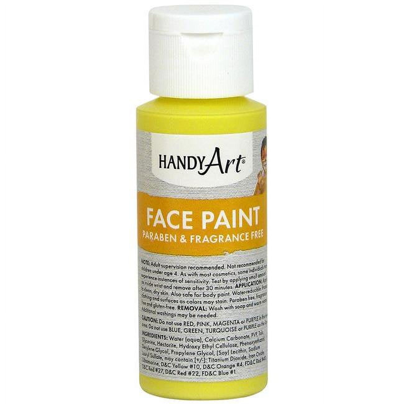 Handy Art 558-10 Yellow Face Paint - 2 oz - Walmart.com
