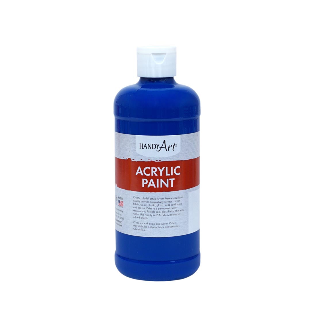 Handy Art Acrylic Paint Pint Primary Blue - Walmart.com