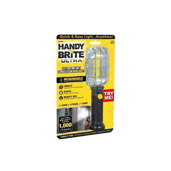 Handy Brite Ultra Bright Cordless LED Work Light - Compact, Lightweight ...