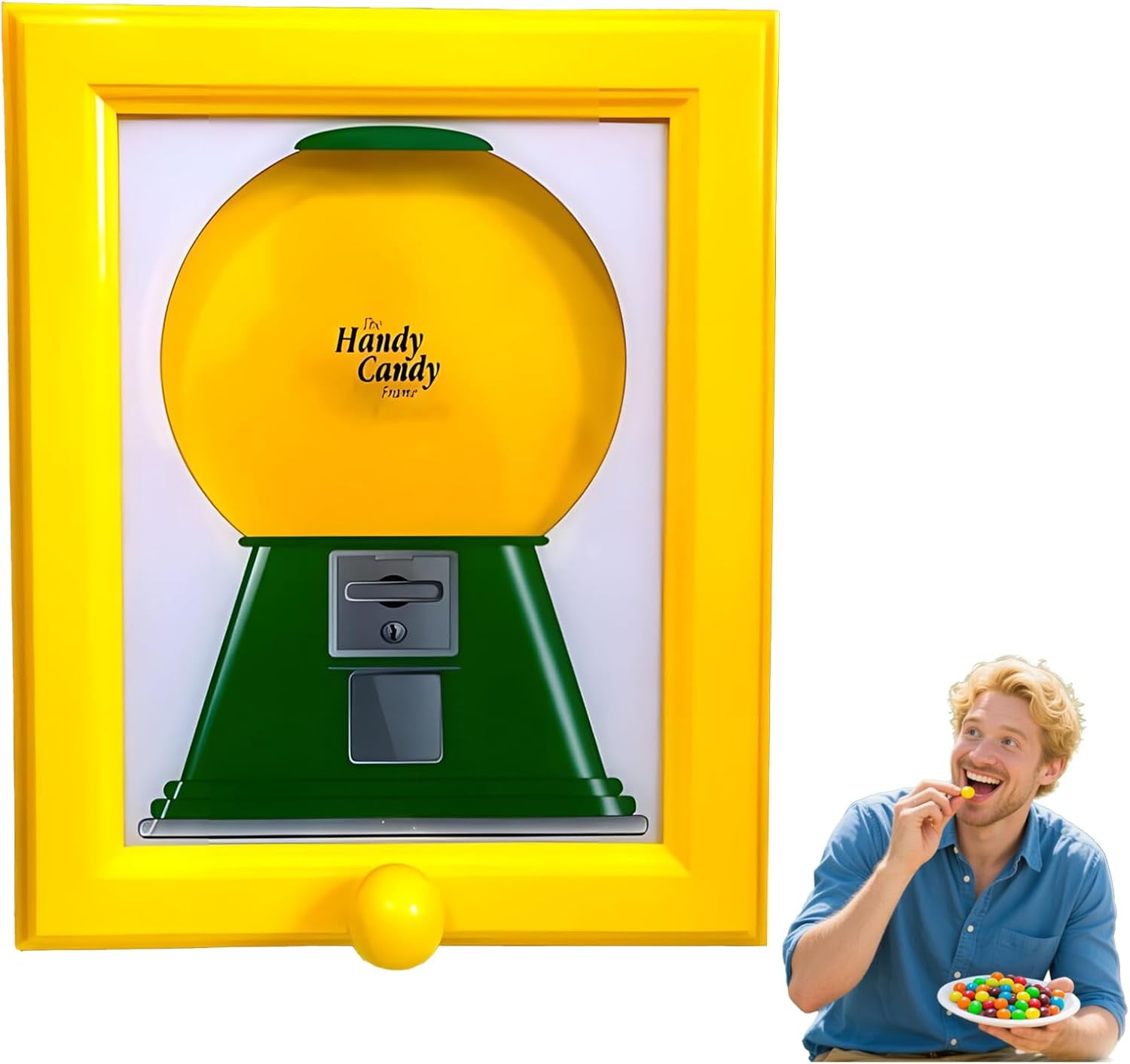 Handy Candy Frame - Candy Dispenser, Gumball Machine in a Frame, for ...